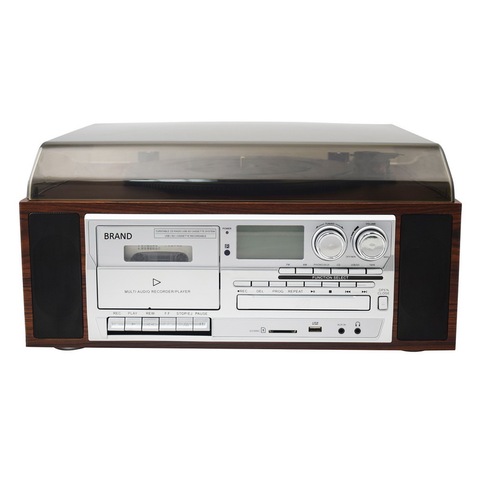 Multi Turntable Player & Vinyl Player with CD Features