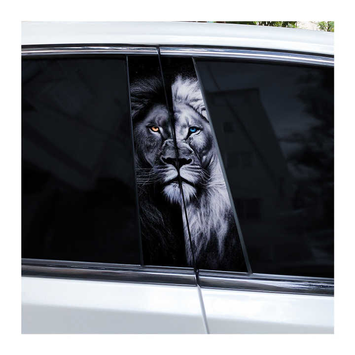 Car Window Pillar Sticker - Creative Personality Decals