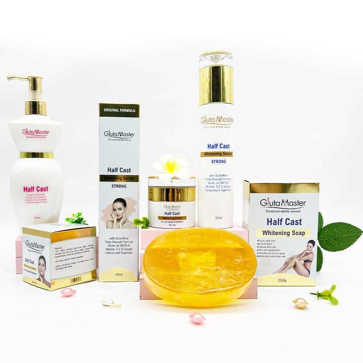 Gluta Master Half Cast Skincare Set - Strong Whitening with Vitamin C ...