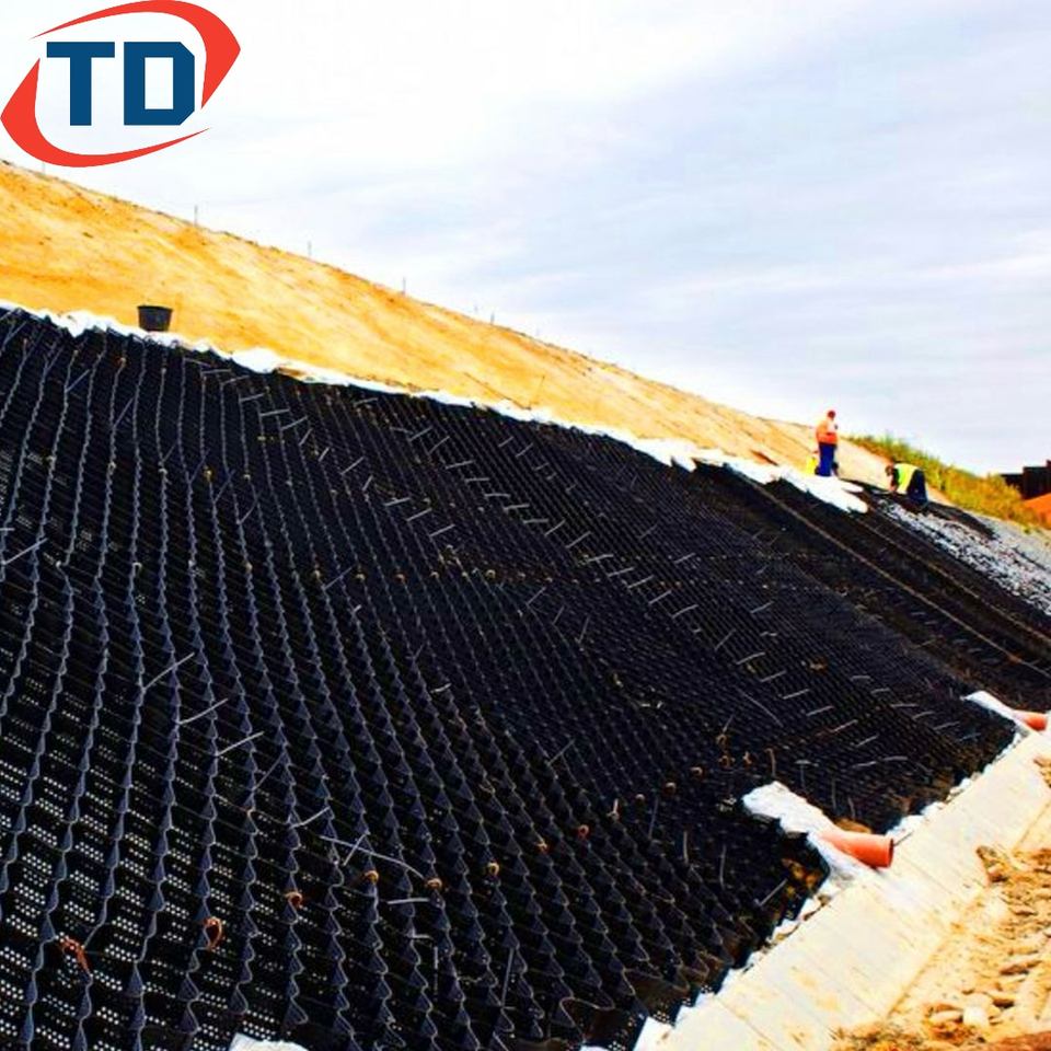 150mm 200mm 300mm Geocell HDPE Geo Cells Ground Grid Price for Paver ...