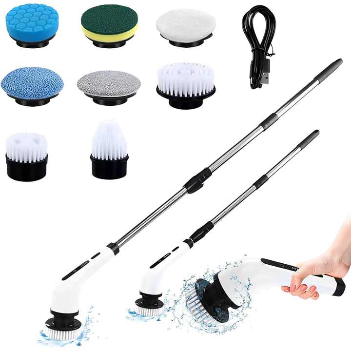 Multifunctional Rotating Electric Cleaning Brush - Cordless