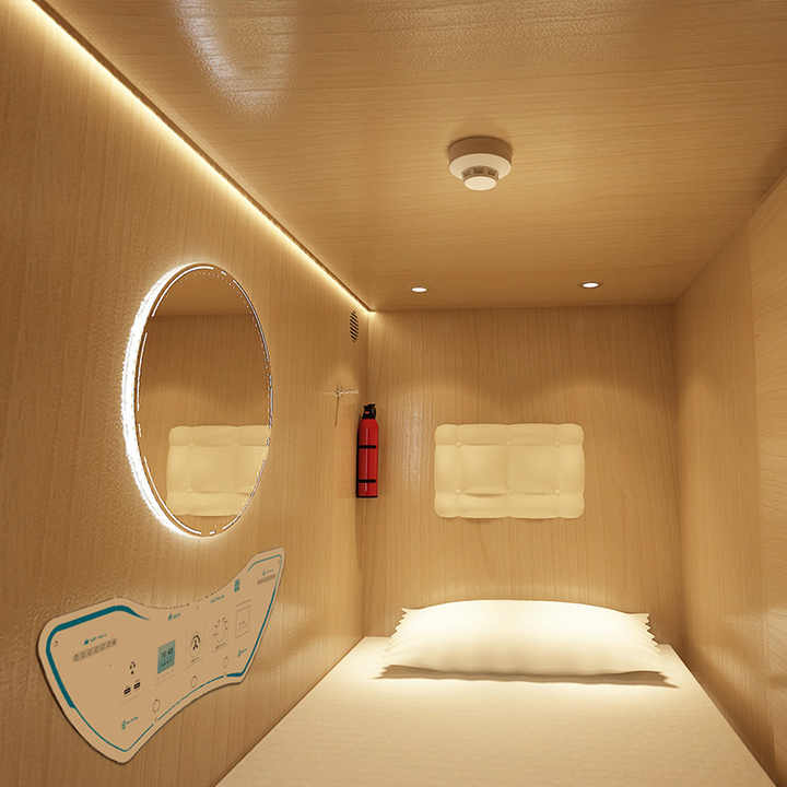 Custom Space Capsule Bed - All-Inclusive Hotel Furniture