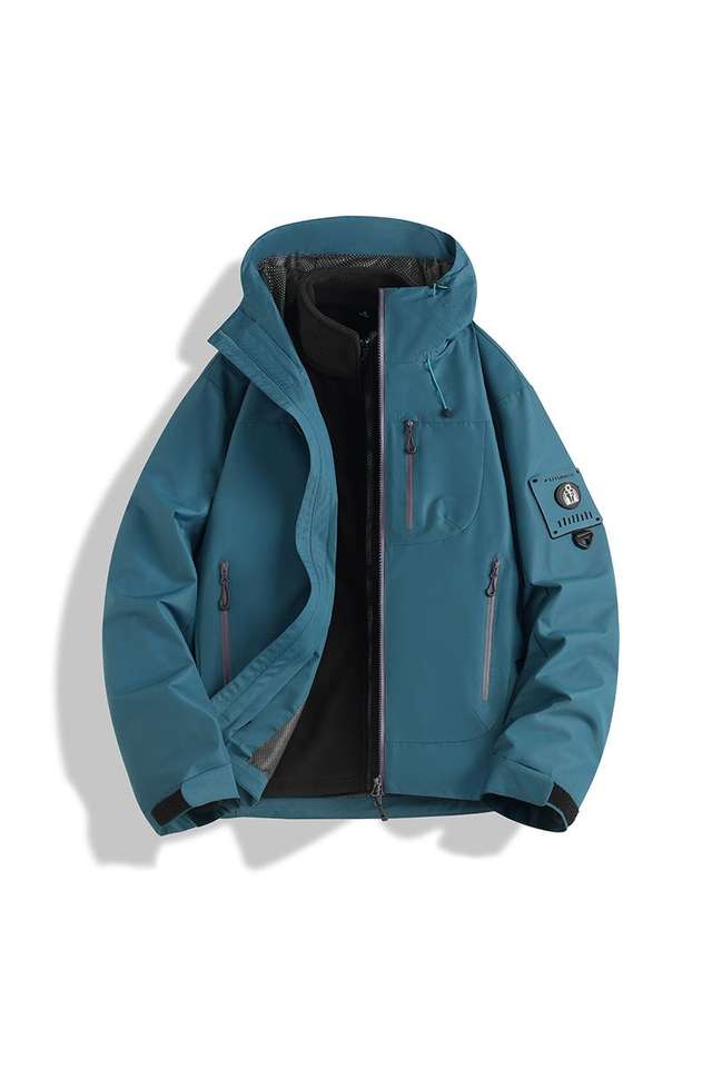 Three-in-one Fashionable Windproof Breathable Canvas Zipper Winter Soft ...