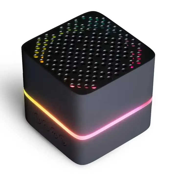 Custom Led Logo Ipx4 Waterproof Speaker Mini Outdoor Cube Portable ...