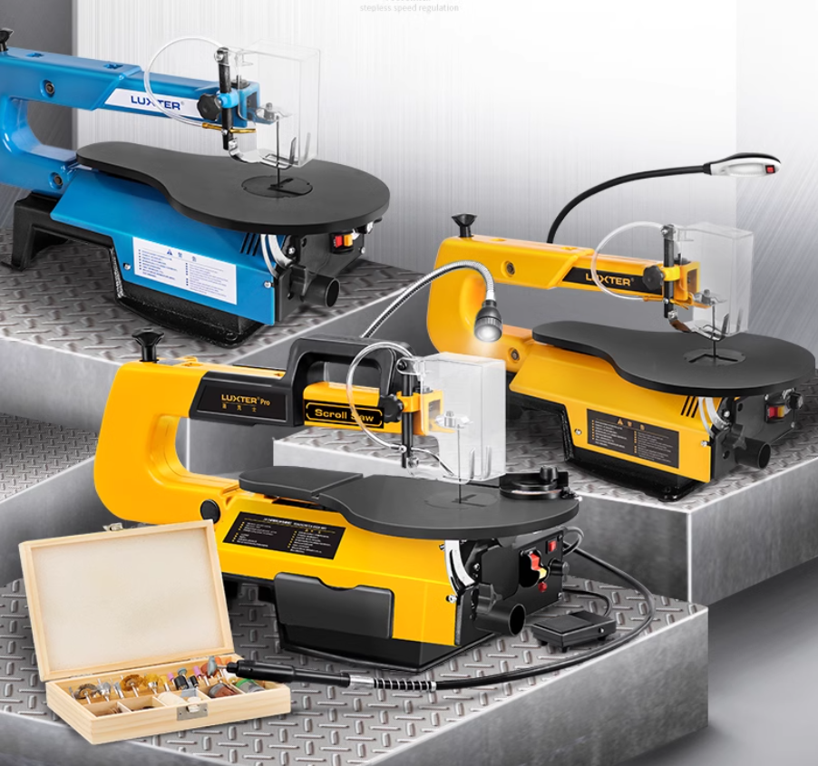 220V Electric Curve Saw Woodworking Machine - Speed Cutting