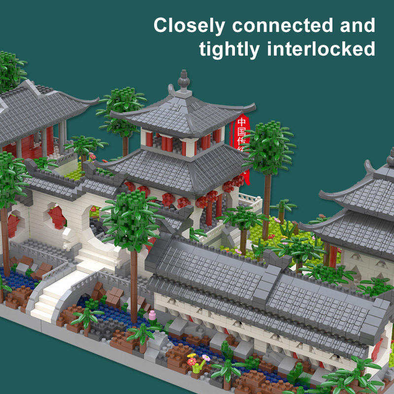 Home Ddecorate Micro Diamond Chinese Architecture Series