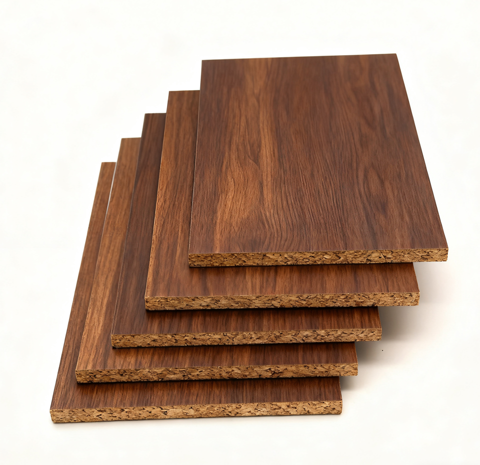 Laminated Melamine Particle Board White 4X8 Compressed Wood Panel Sheet ...