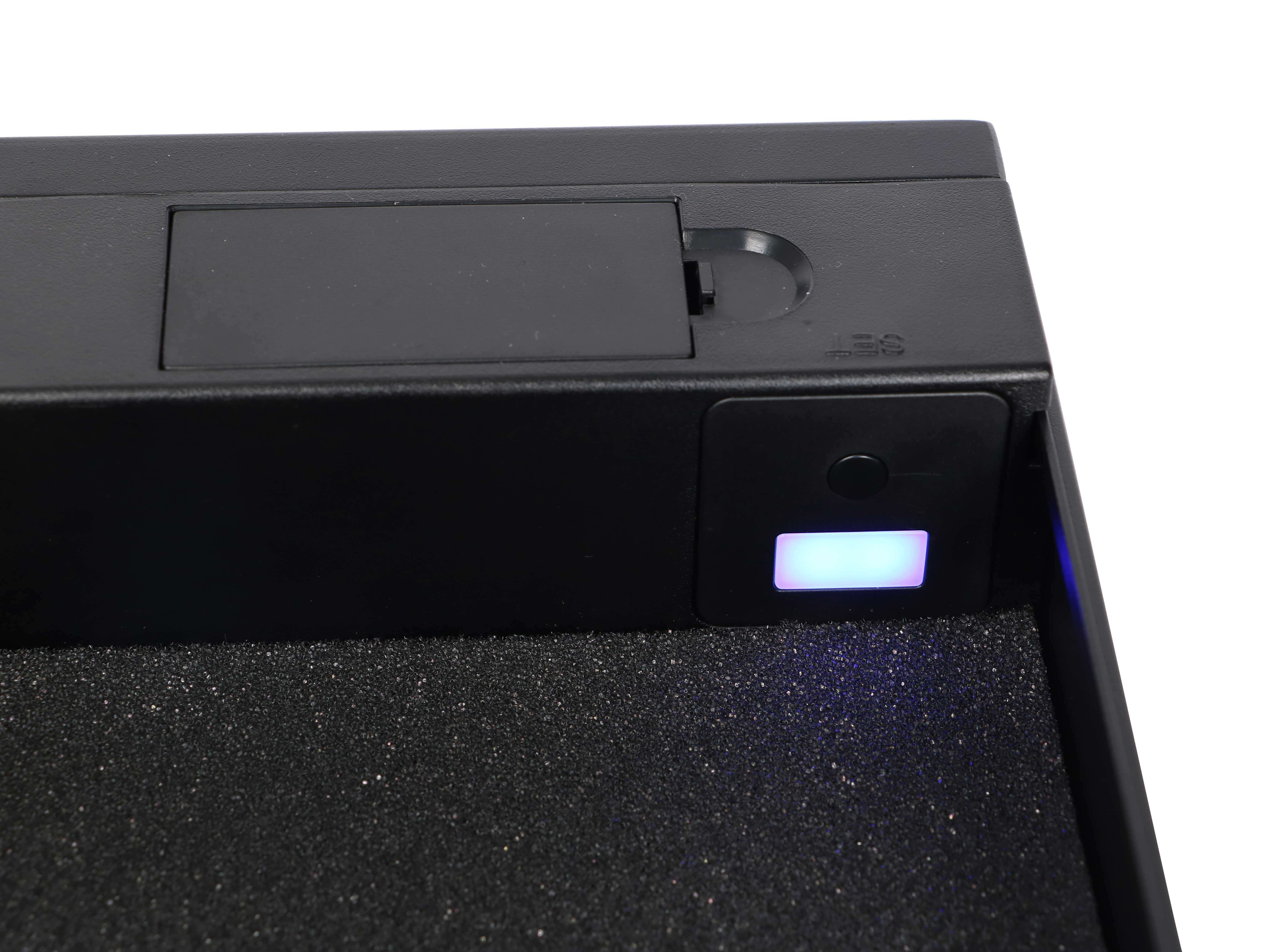 GunAlly Biometric Gun Safe Box Fingerprint Lock or Key Pad Smart Gun ...