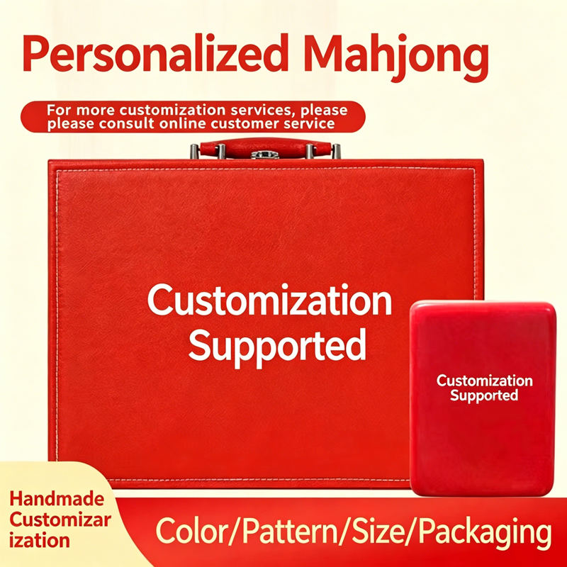 Custom Logo Pattern Melamine Mahjong Tiles Medium Large Sizes for Home ...