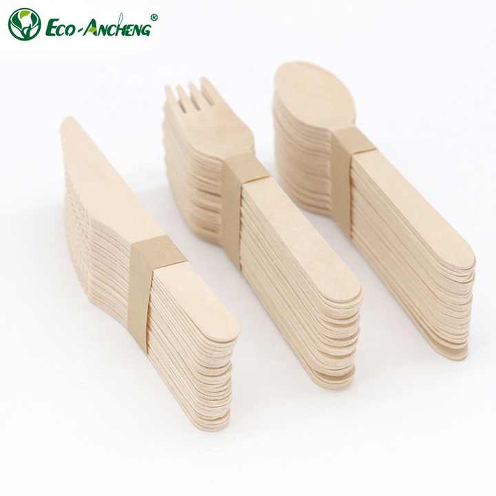 Cubiertos Desechables Biodegradables Ecológicos Premium de 160 mm ...
