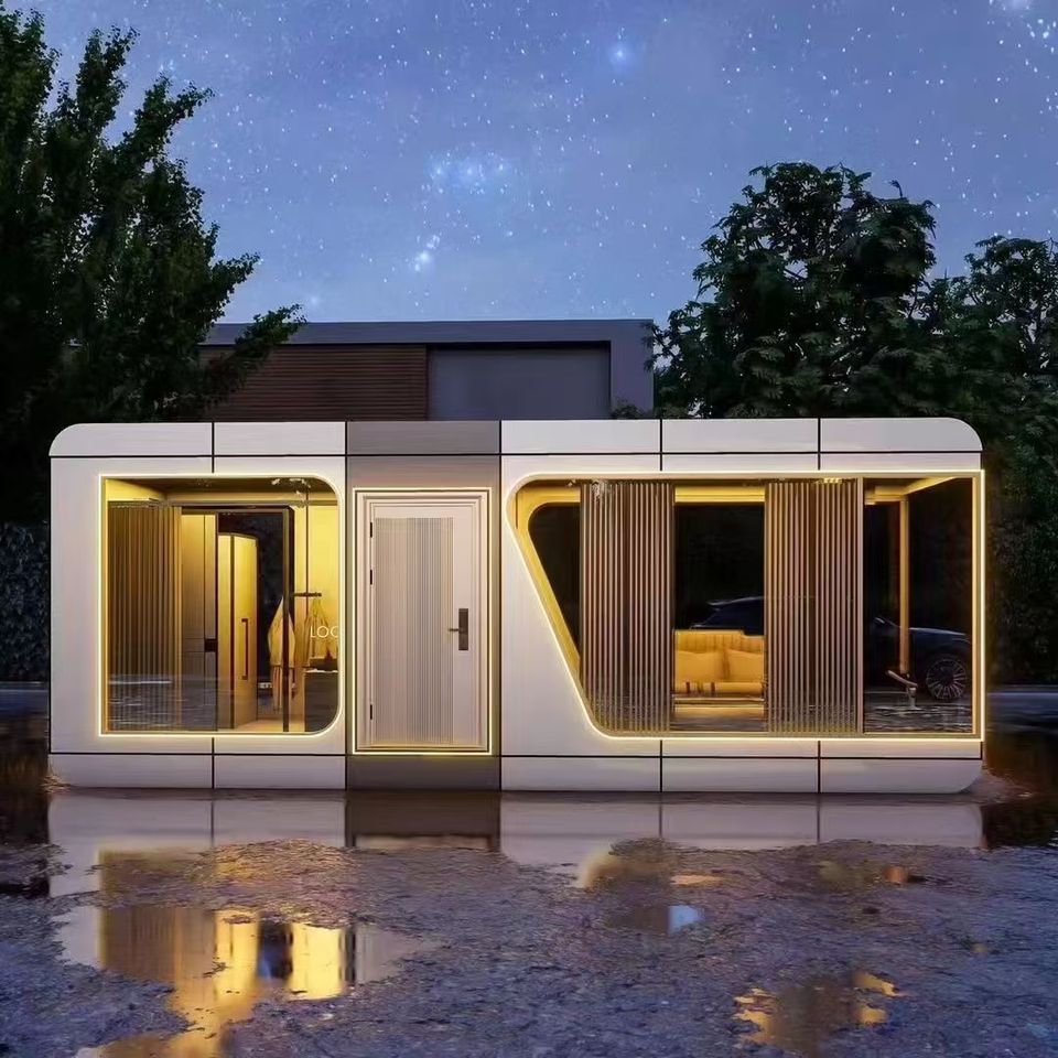 Luxury Mobile Space Capsule Hotel Modular Prefab Tiny Casa Armable Easy ...