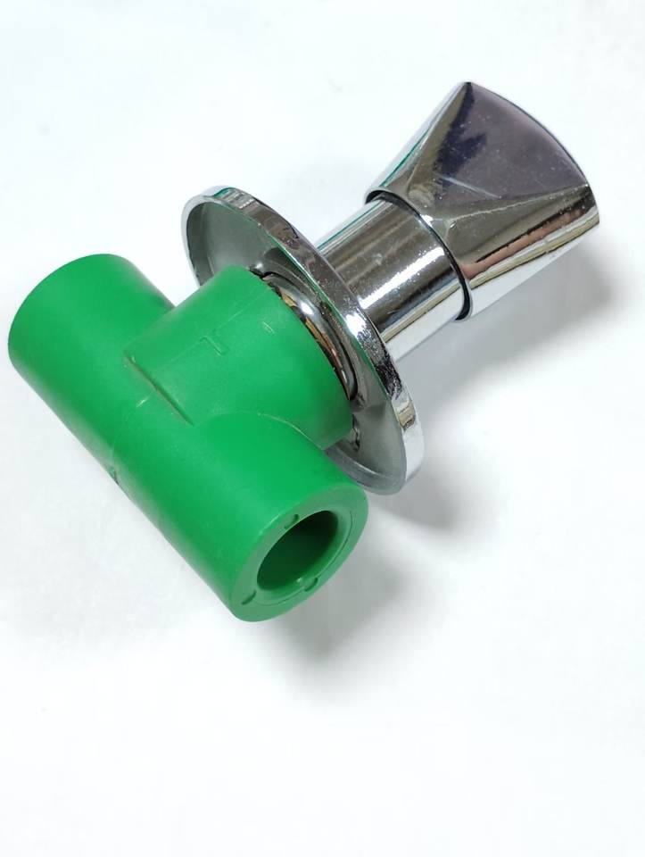 Factory OEM Zinc Shut-off Stop Valve PPR Card Type for Water Pipes 1/2 ...