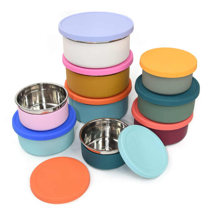 Wolfe Original Design Stainless Steel Kitchen Storage Containers with ...