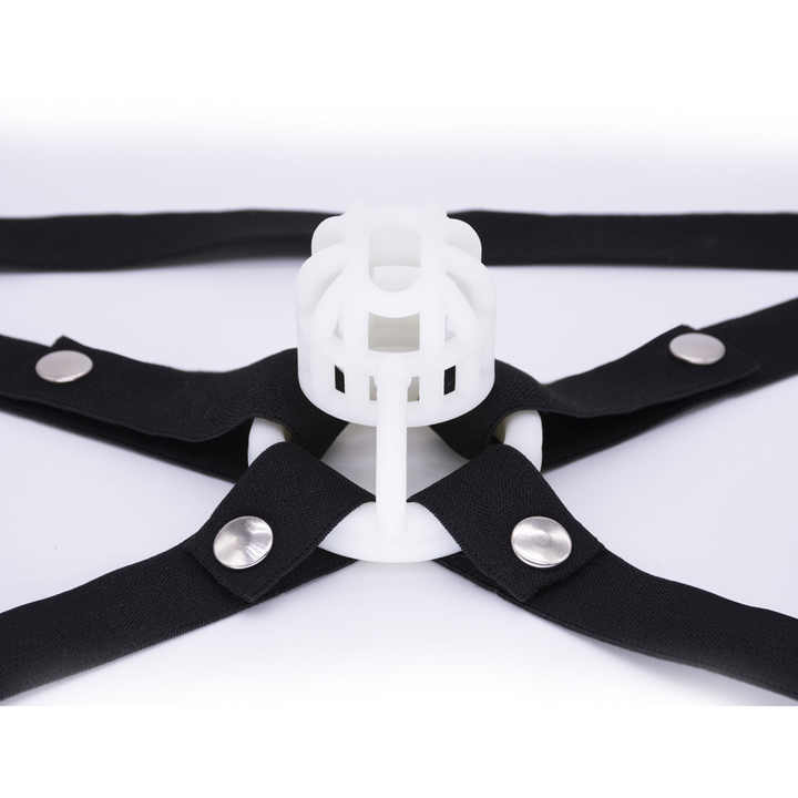 Chastity Lock Assisted Strap for Men Four Way Wide Restraint Strap ...