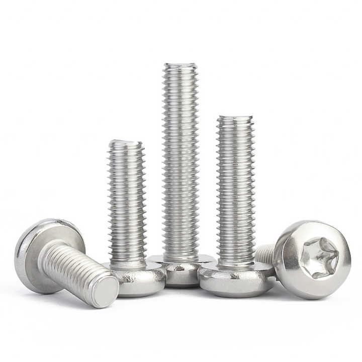 304 Stainless Steel Torx Socket Pan Head Screws Various Sizes M1.6 M2 M2.5 M3 M3.5 Lengths 16mm ...