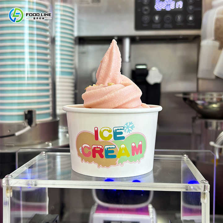 Electric Ice Cream Machine Ice Cream Vending Machine for Mall Ice Cream ...