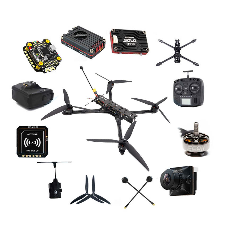 Fpv Drones Parts Kit Set for Rush Max tank Solo Mark 4 5 6 7 8 Inch ...
