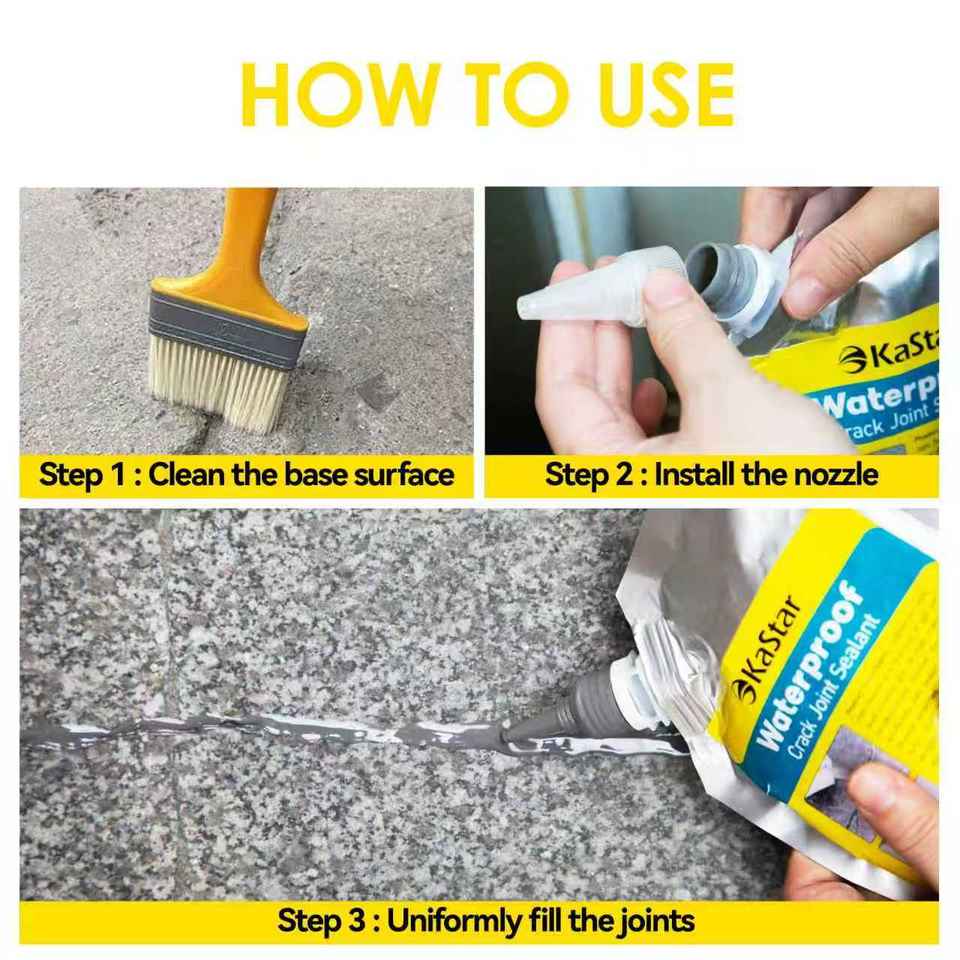 Waterproof & Durable Waterproof Crack Joint Sealant for Basement Indoor ...