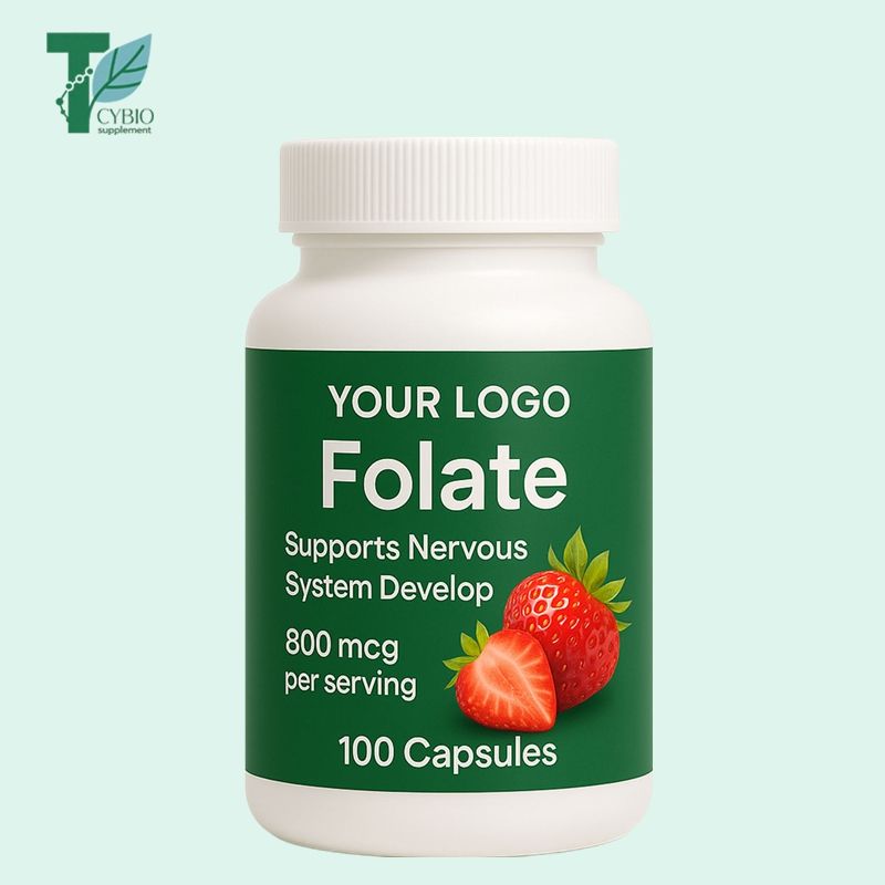 OEM/ODM Private Label Folate Capsules Health Supplement Supports ...