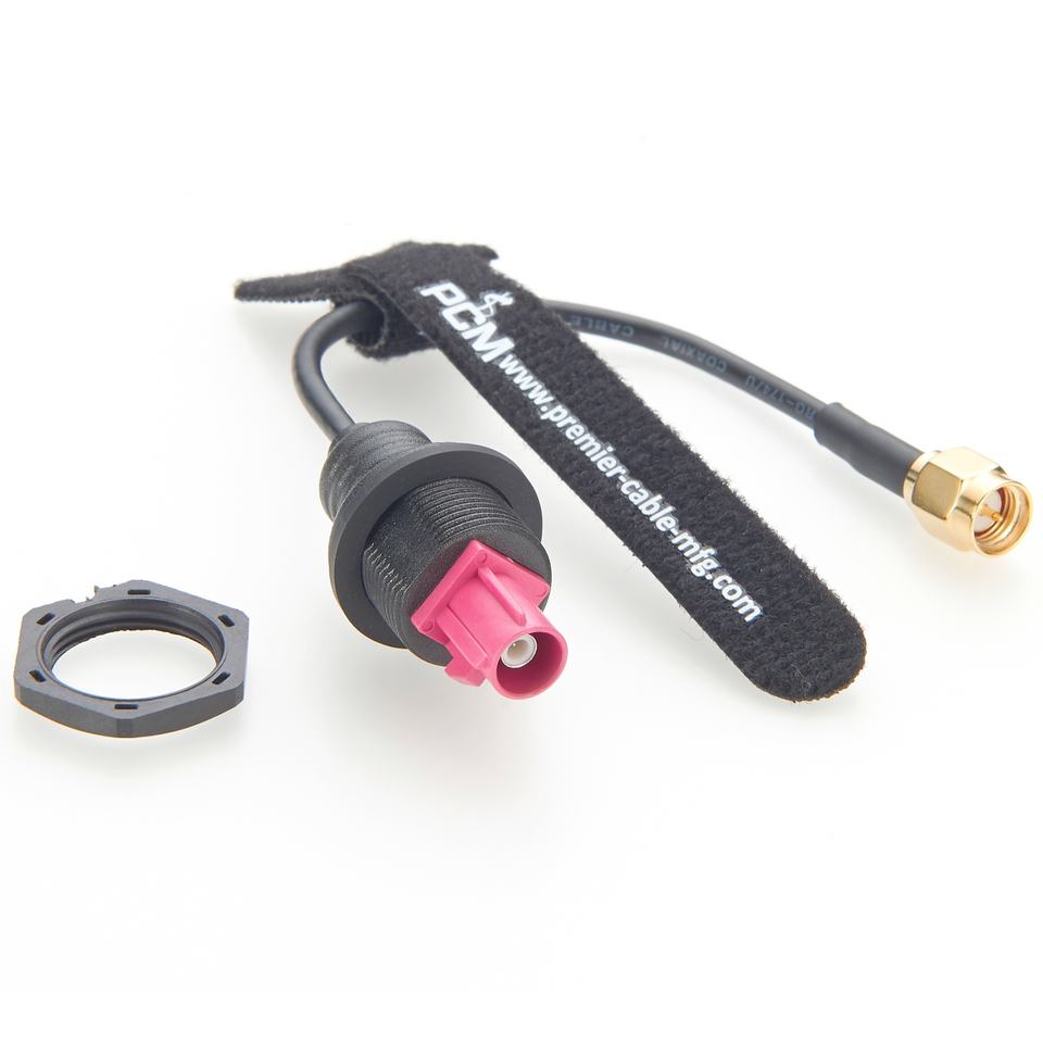 SMA to FAKRA Cable, Panel Mount Chassis Mount FAKRA to SMA GPS Antenna ...