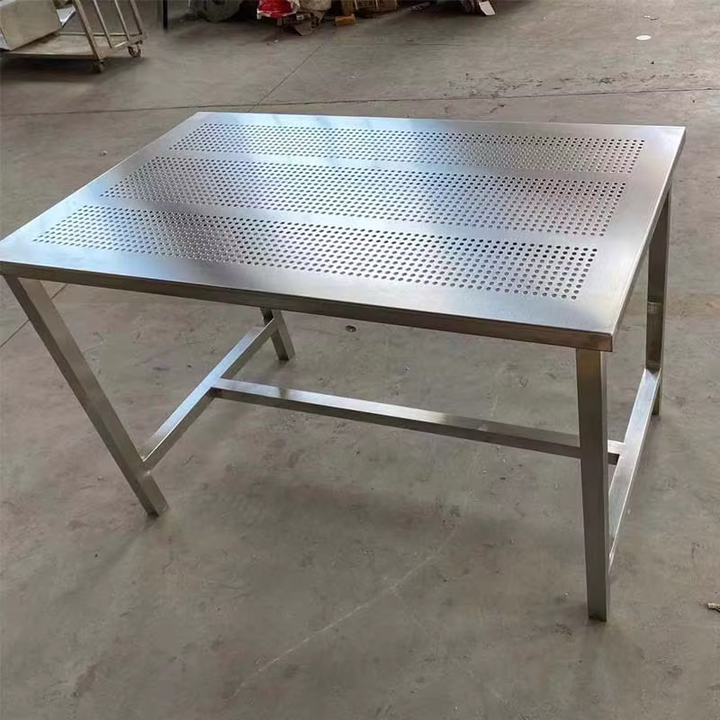 Stainless Steel Worktable Double-Layer Workbench Dough Kneading ...