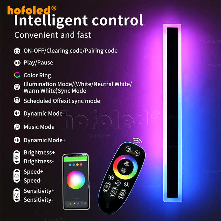 Modern Outdoor LED Wall Lights - Dimmable & Rgb/warm/white