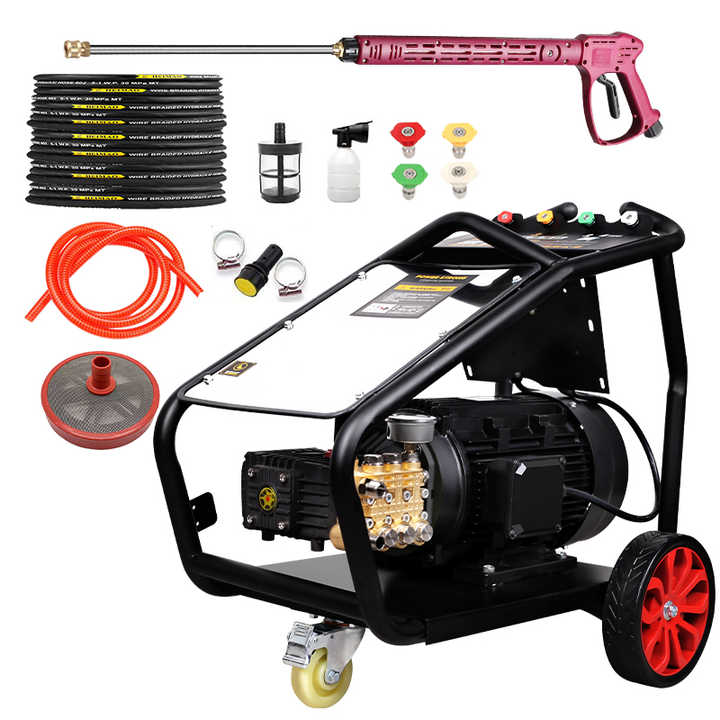 380V 10Kw Heavy Duty Industrial Rust Remover High Pressure Cold Water Washer Sewer Jet Cleaner ...