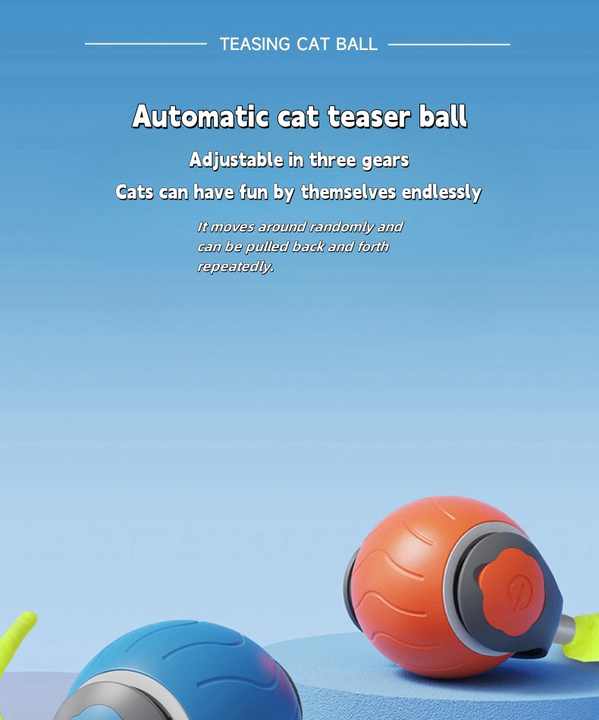 Automatic Cat Teaser Ball - Fun & Exercise for Indoor Cats