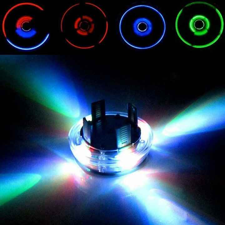 Car Accessories - 12 LED RGB Auto Solar Energy Flash Wheel Lights
