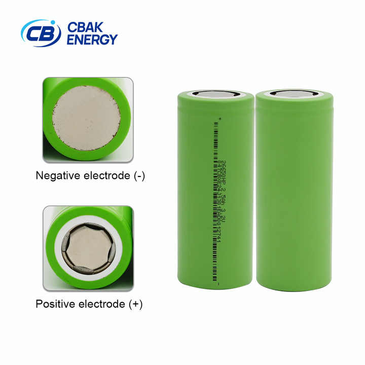 CBAK 26650HP 3.2V 2.5Ah Rechargeable Li-ion High Rate Battery for Light ...