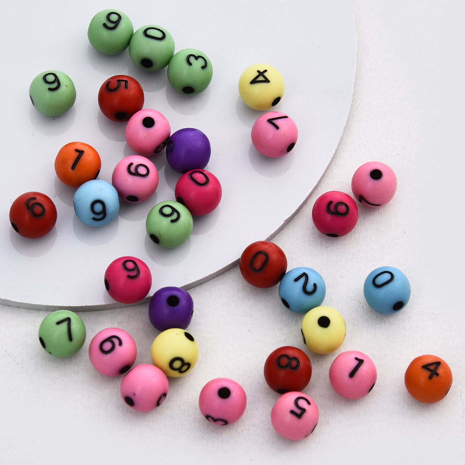 FOOL'S SILVER GLITTER Bubblegum Beads 20mm Chunky Acrylic Bubble Gum ...