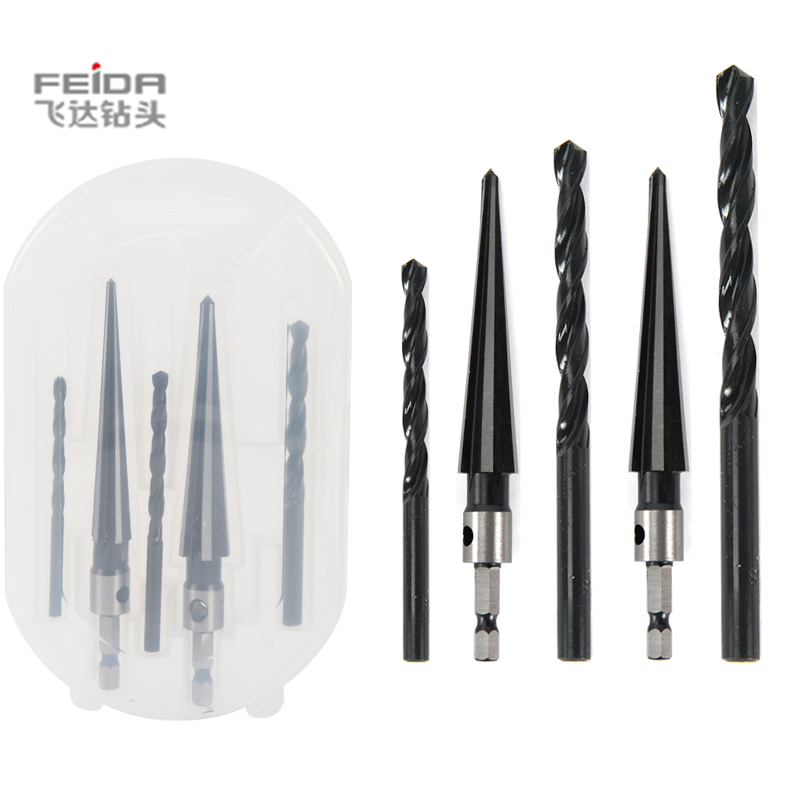 FEIDA Taper Reamer Set DIN338 Standard Titanium Plated for Steel ...