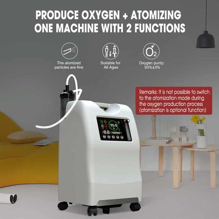 Oxygen Generator - Portable 10L Concentrator for Medical Use