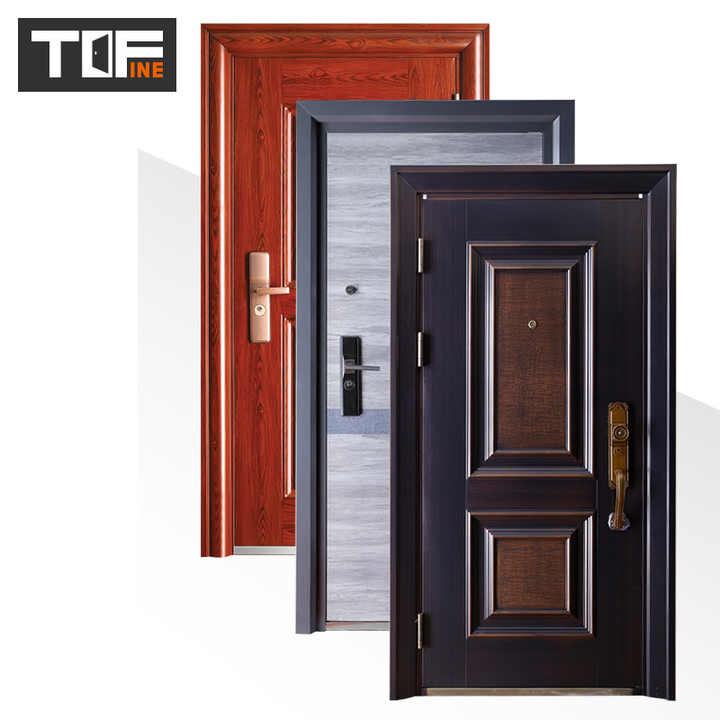 Front Door Residential Exterior Security Single Explosion Fireproof ...