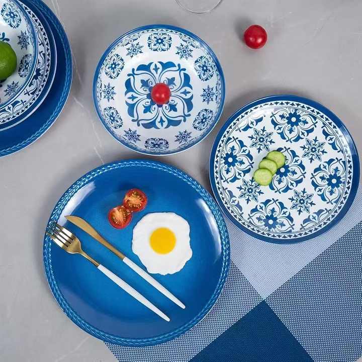 Hot Selling Blue Side Plate Eco-friendly Durable Dish for Hotel ...