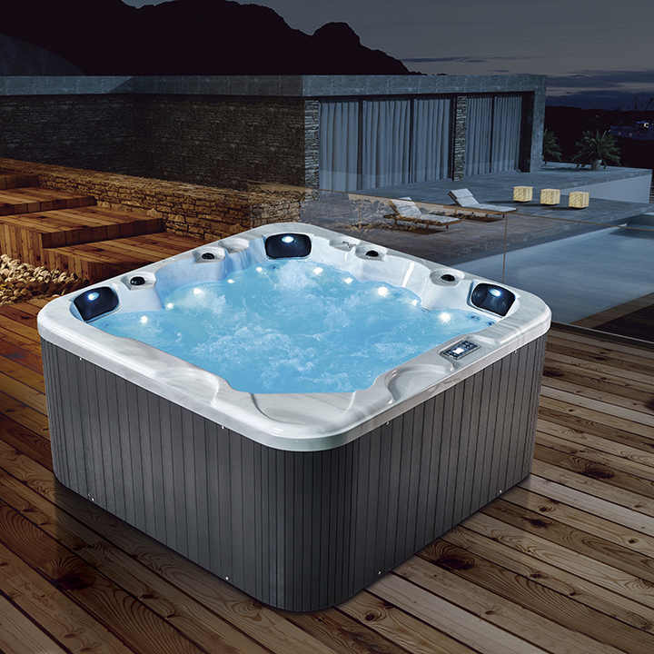 Luxury 6-Person Outdoor Spa Hot Tub Pool for Backyard Hotels