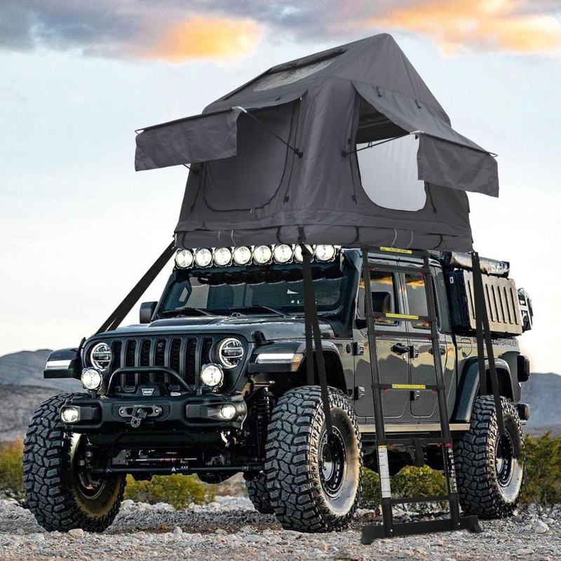 Truck Bed Roof Top Overland Tents Mattress Ladder Rainfly Pump Camping ...