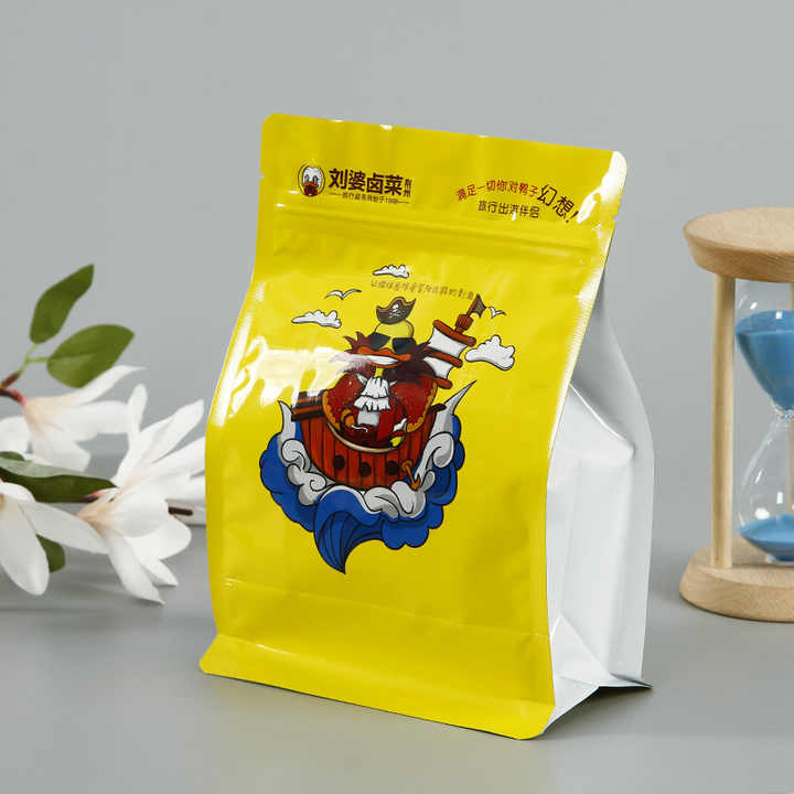 Manufacturer OEM/ODM Custom Printing Flat Bottom Stand up Pouch Plastic ...