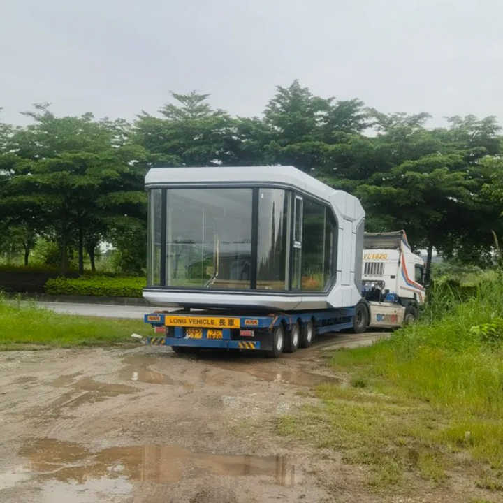 Double Layer Space Capsule Furnished Kitchen Bedroom Mobile Container ...