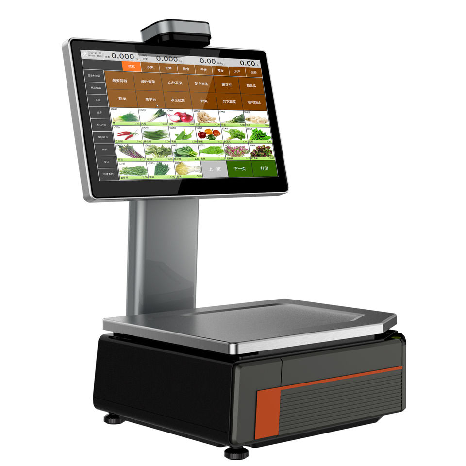 Smart Scale AI Scale Label Print Scale with AI Recognition Camera