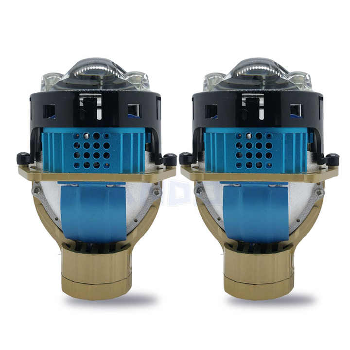 DLAND HMB 3-inch Biled LED Projector Lens Two Reflectors Dual Direct ...