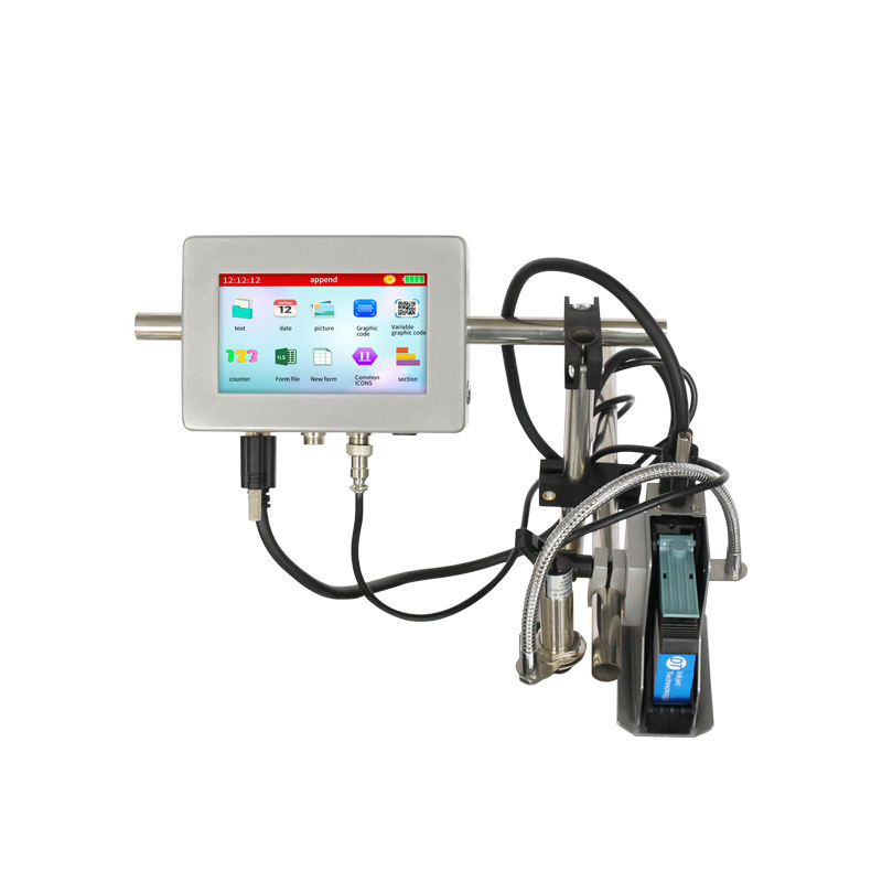 5 Inch Expiry Date Bar QR Code Batch Number Coding Machine High ...