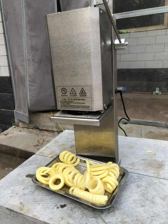 Fast Food Potatoes Tower Tornado Spiral Cutter Stainless Steel French ...