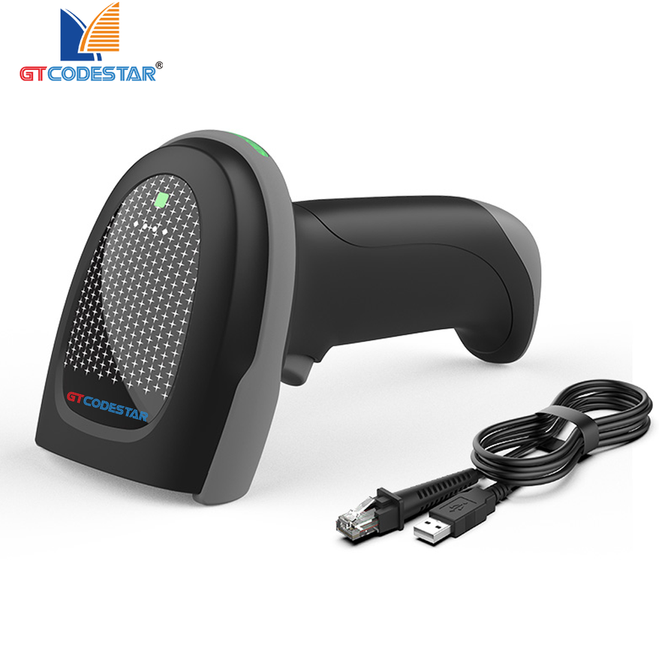 Xincode Factory Handheld QR Code Scanner 1D Wired Barcode Reader 2D Bar ...