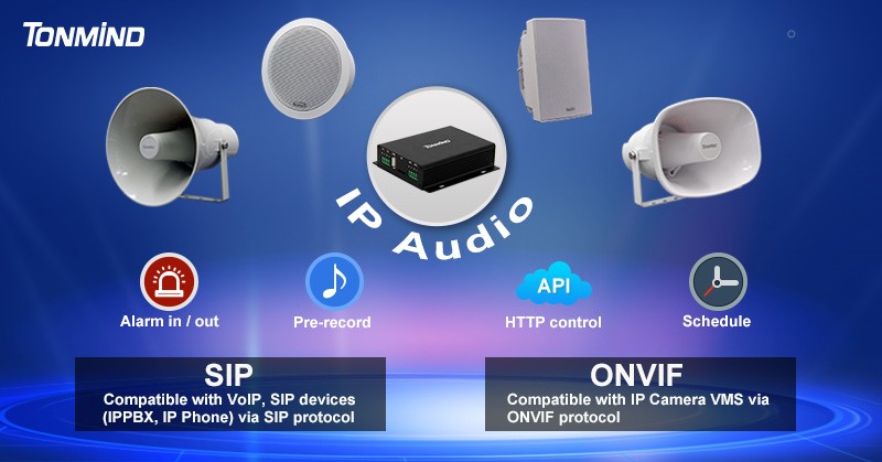 רמקול חיצוני מסוג צופר SIP-S21T Tonmind IP 30W - Com4Tech