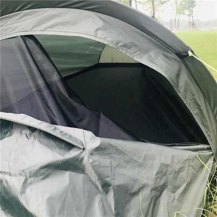 Dark Green Lightweight Waterproof Camping Tent for 1 Person, OEM