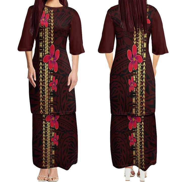 Best Selling Custom Polynesian Samoa Puletasi Ptaha Church Uniform ...
