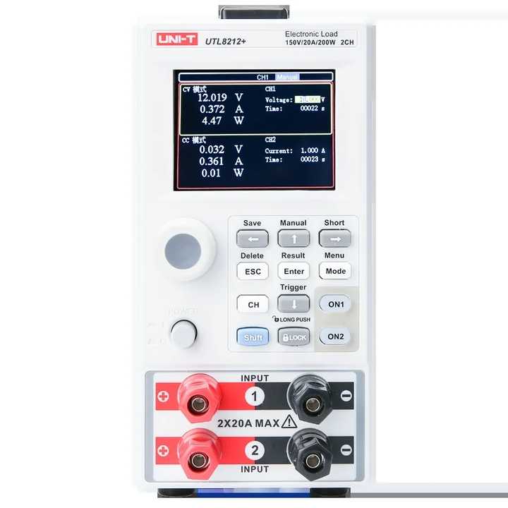 UNI-T UTL8212+ 400W Electronic Load - Programmable Power Supply