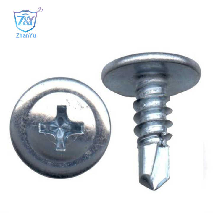DIN7504 Wafer Truss Head Phillip Drive Zinc Plated Screws