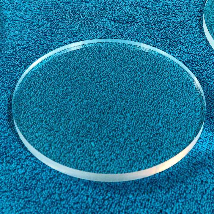 100 Laser Cut Clear Acrylic Blank Round Discs for Crafts
